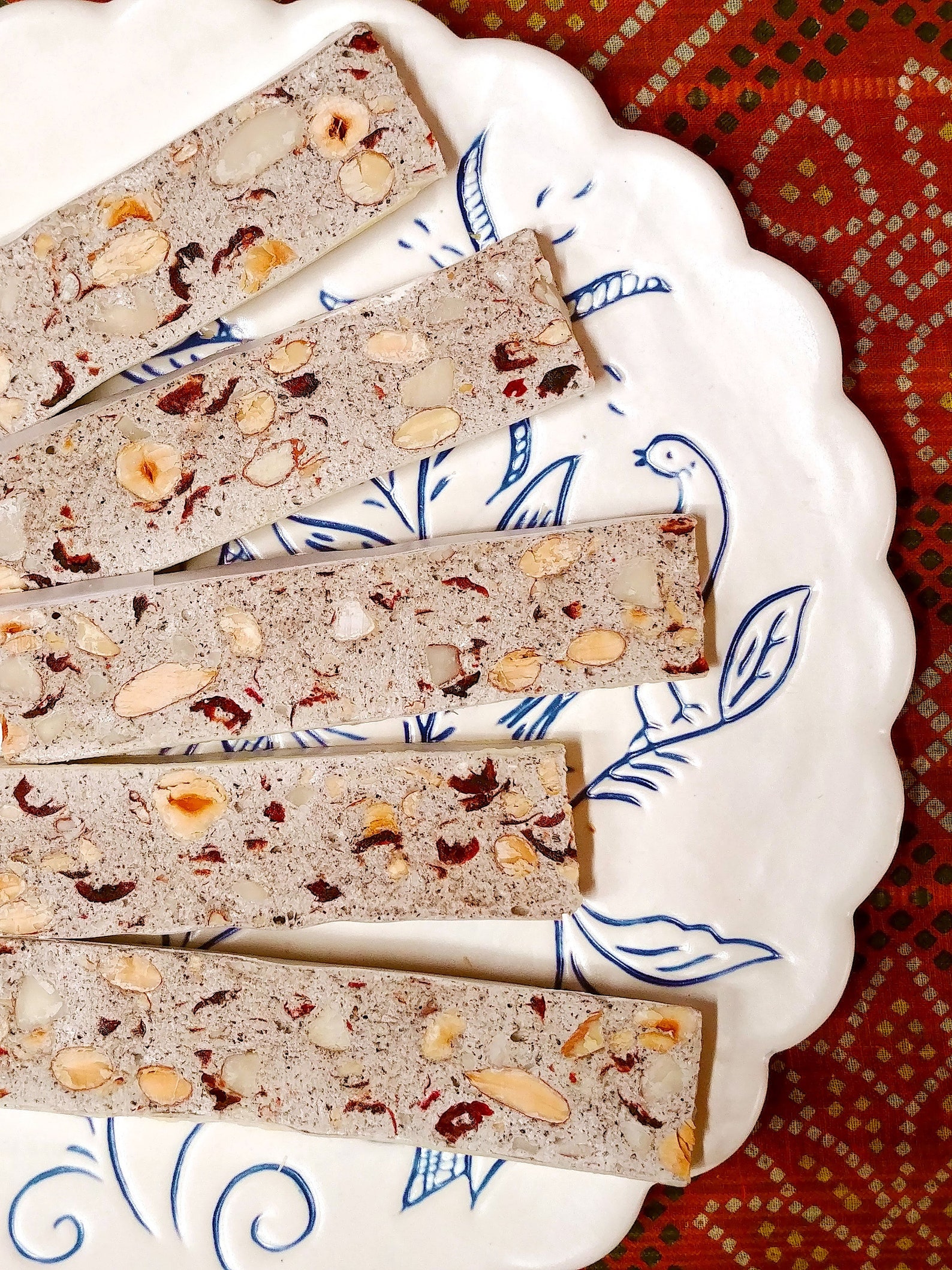 Nougat Bar Pack of 2 (6", 140g), Artisan Confection, Organic French ...