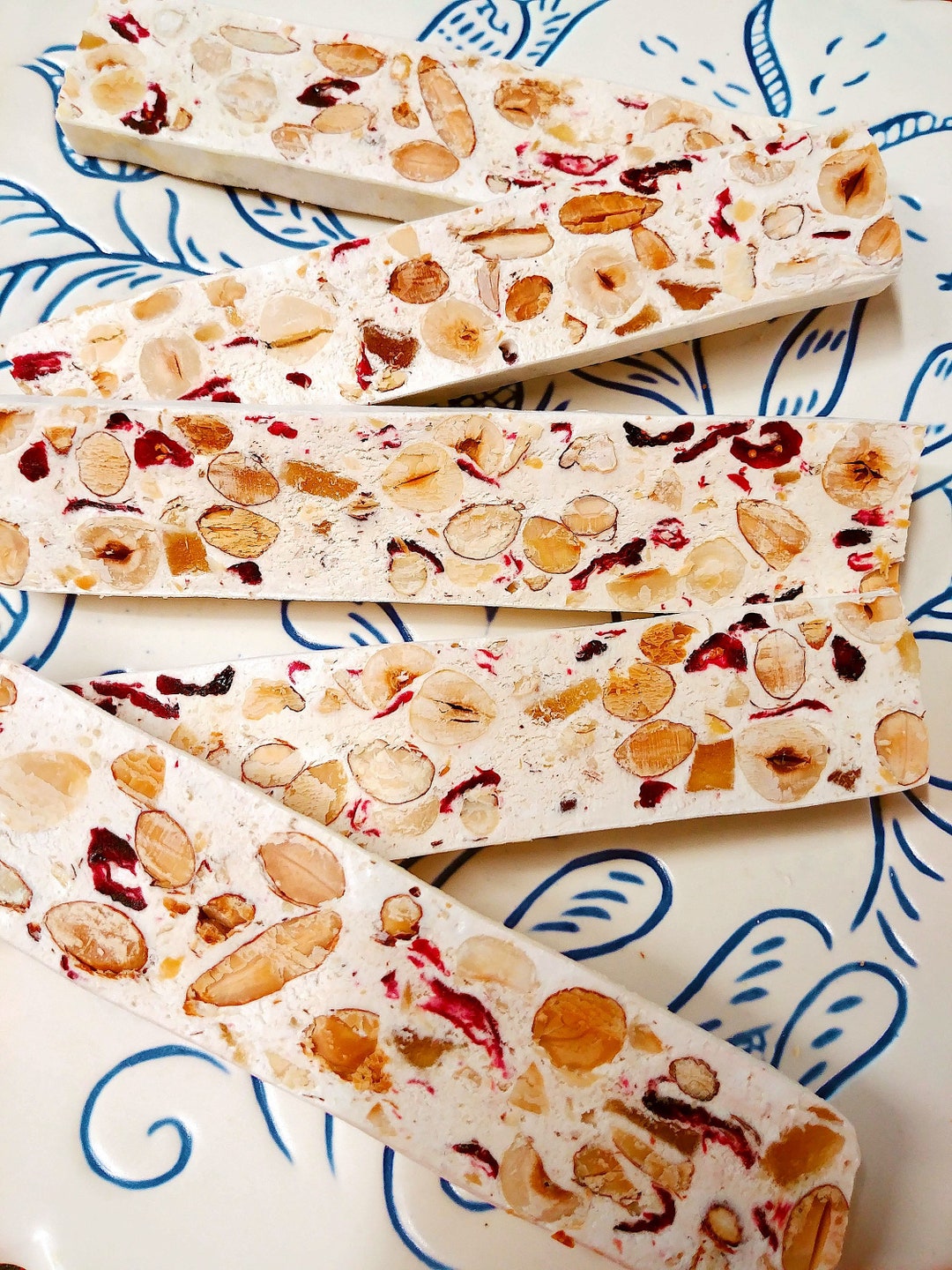 Nougat Blanc Bar (6", 70g), Artisan Confection, Organic French Candy ...
