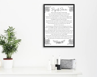 Psalm 91 Prayer of Protection bible Verse Printable Wall Art 2 Pdfs 8 X ...