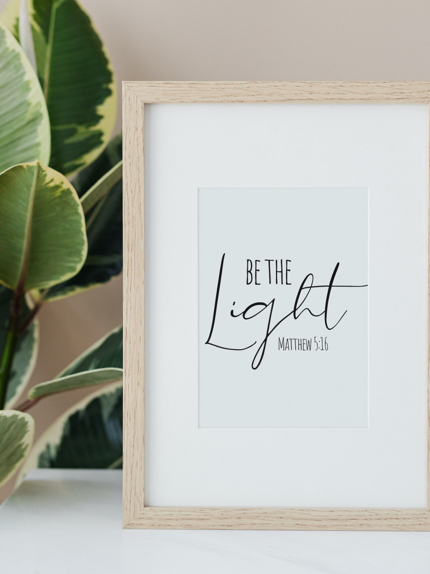 Be the Light Printable and SVG File Digital Download - Etsy