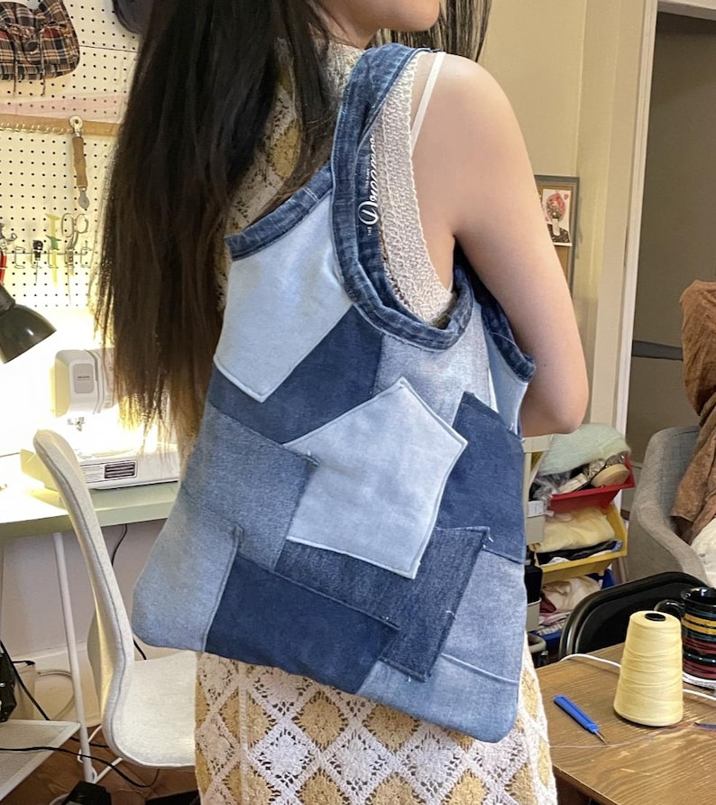 Miu Miu Dupe Tote Bag Pdf Sewing Pattern With 12 Patches Shapes ...