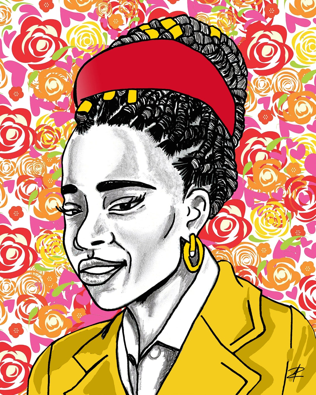 Amanda Gorman by Jesse Raudales - Etsy