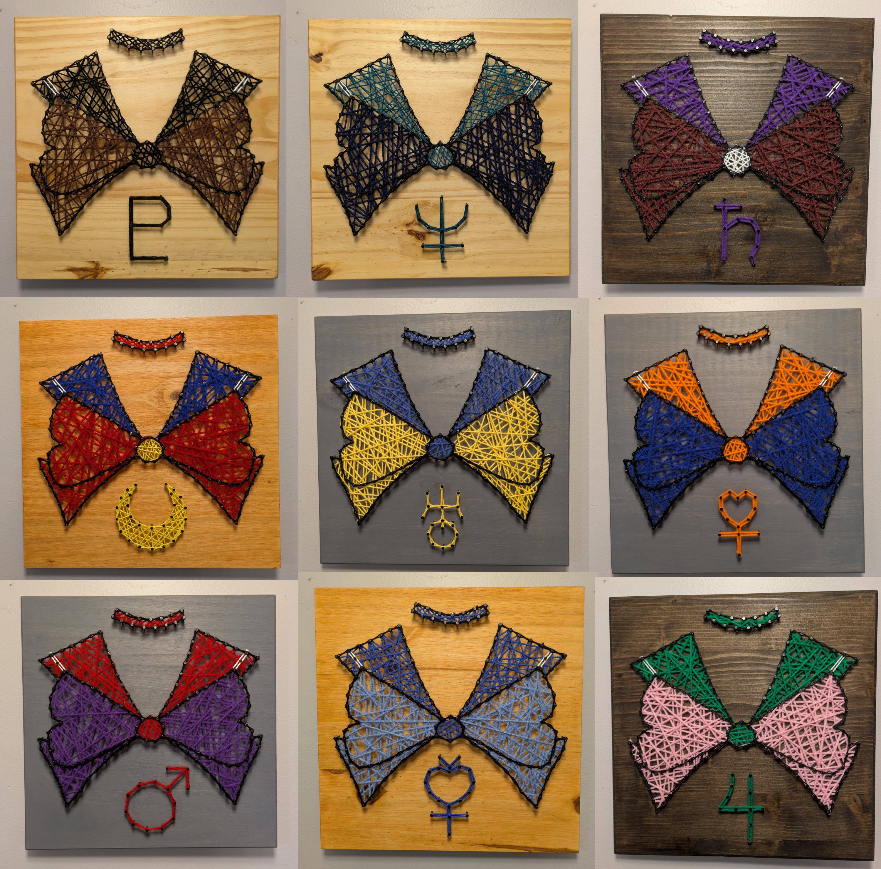 Sailor Scouts String Art. - Etsy