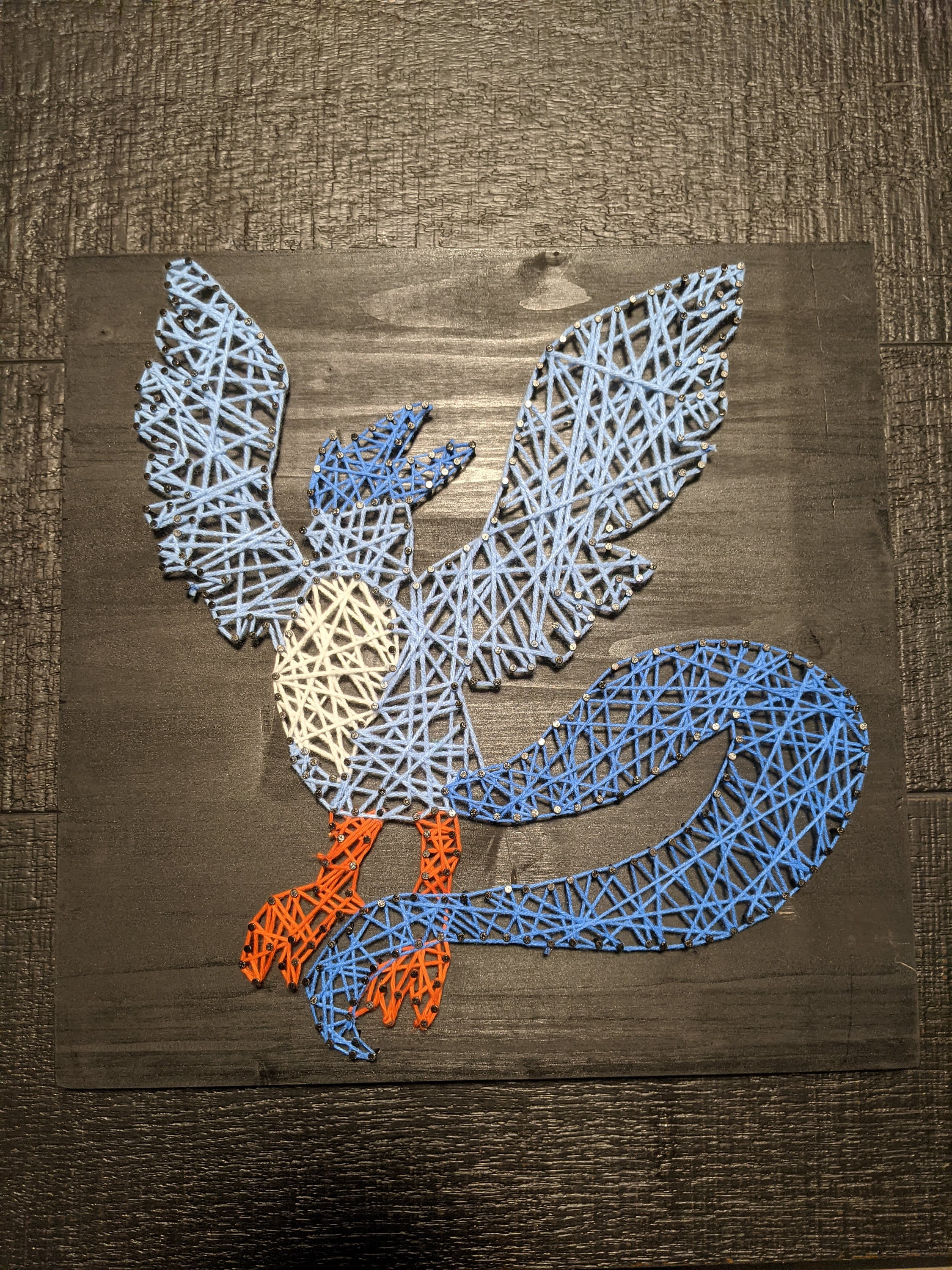 Pokemon Kanto Legendary Birds String Art Zapdos Articuno - Etsy