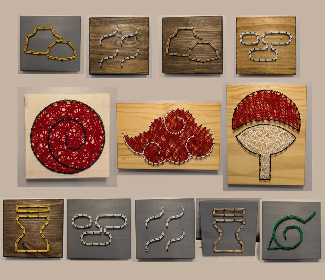 Anime String Art - Etsy