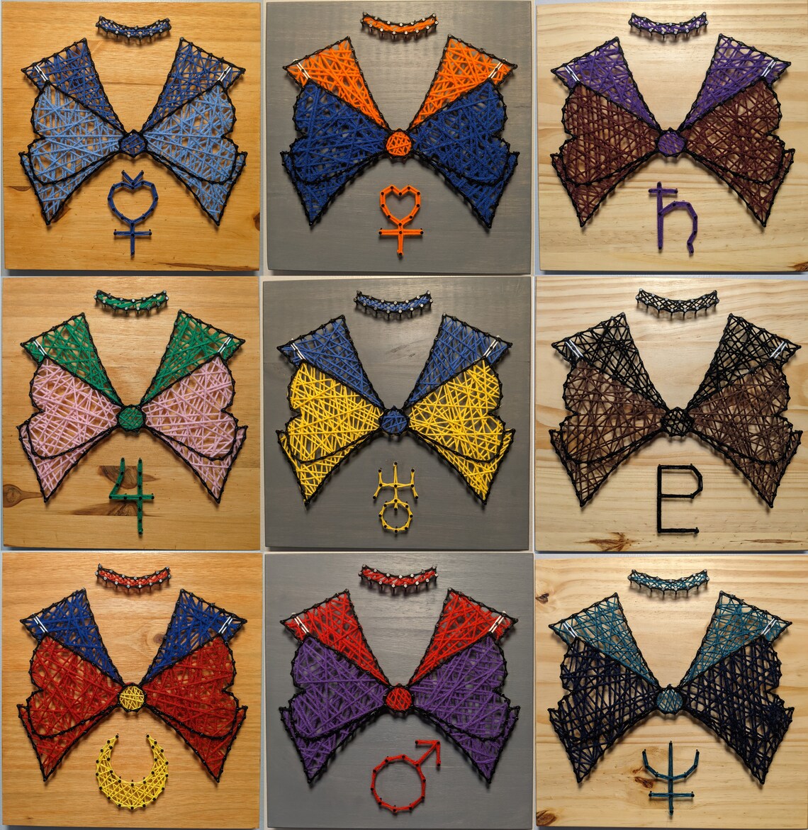 Sailor Scouts String Art. - Etsy