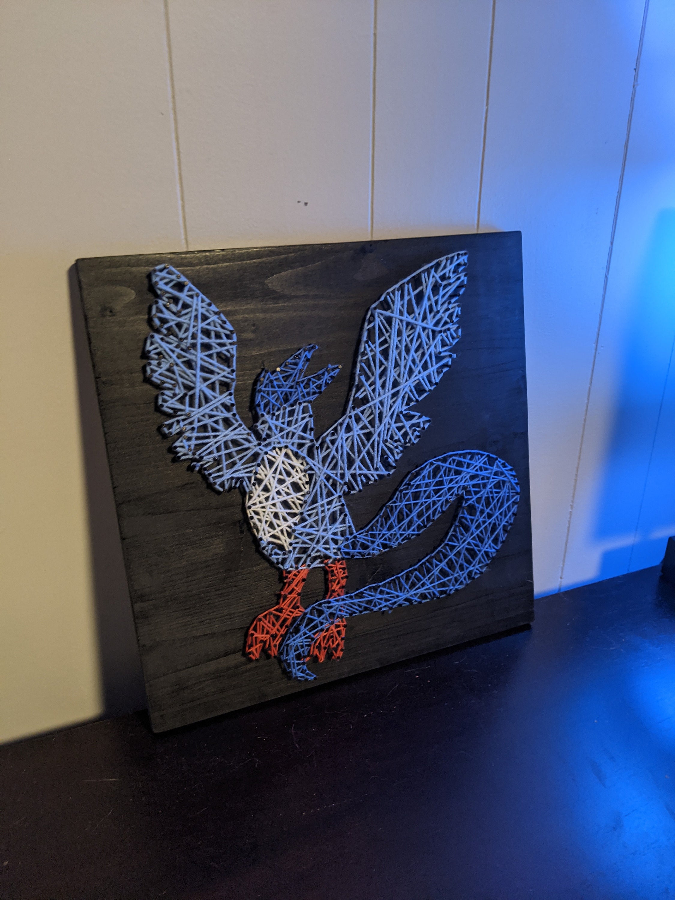 Pokemon Kanto Legendary Birds String Art Zapdos Articuno - Etsy