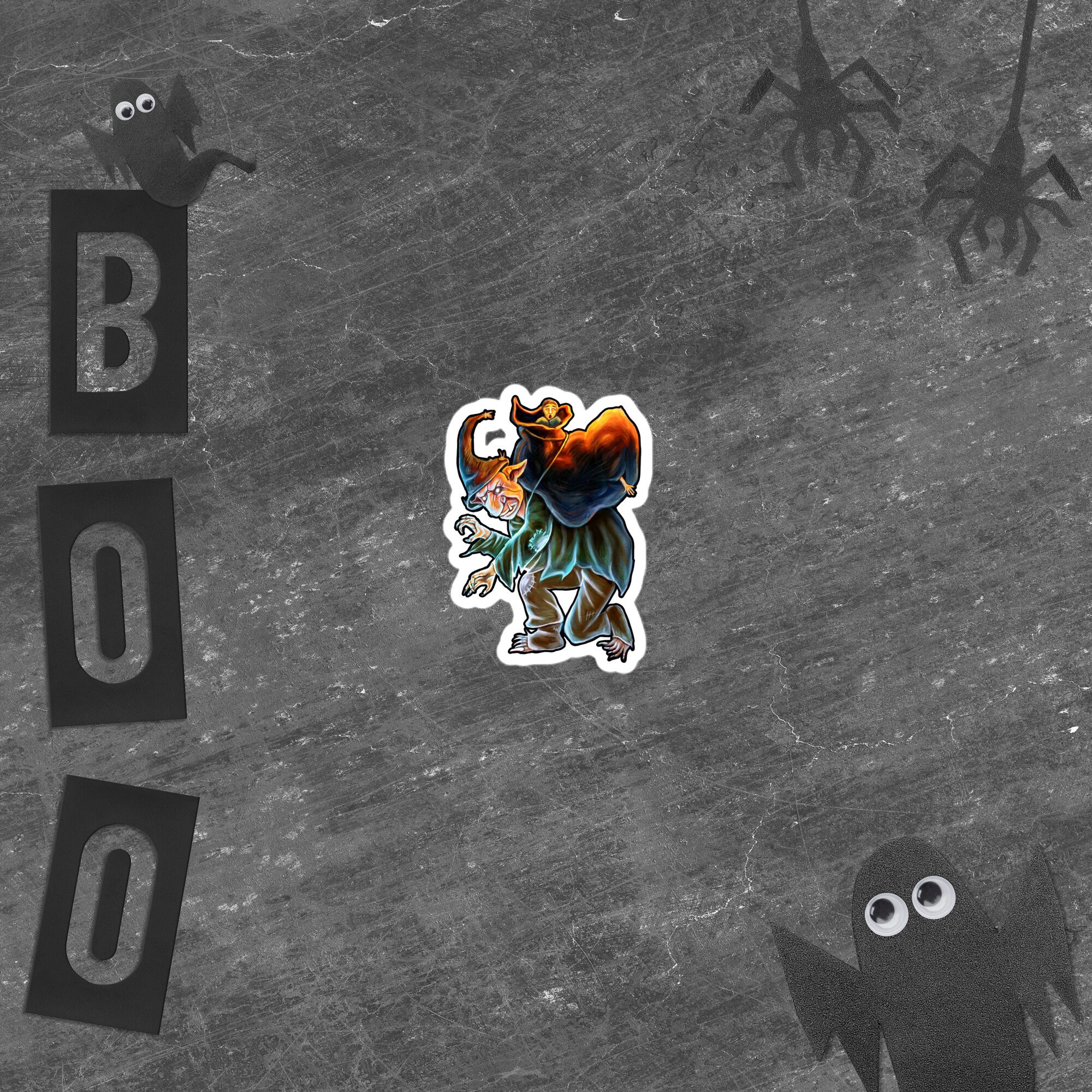 The Sack Man Creepy Moody Goth Art Sticker Bogeyman Horror - Etsy