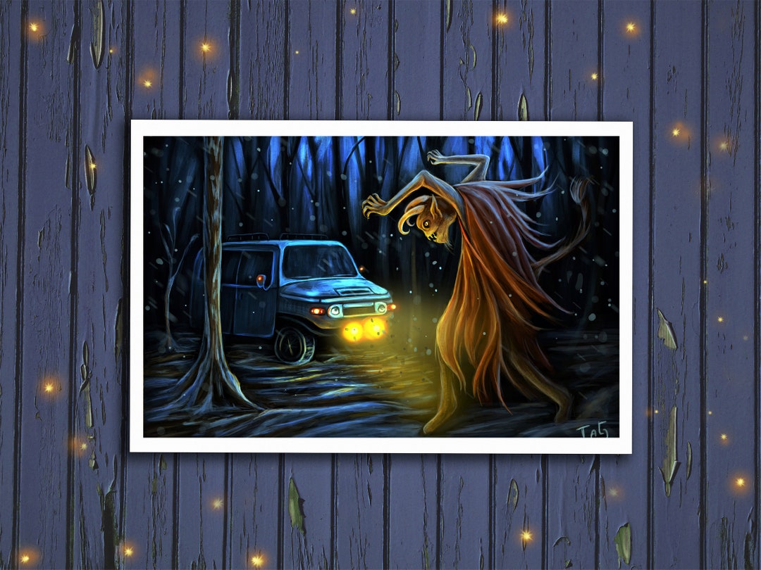 Winter Goblin Yule Macabre Art Print, Kallikantzaros Spooky Christmas ...