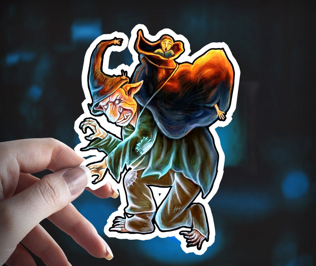 The Sack Man Creepy Moody Goth Art Sticker Bogeyman Horror - Etsy