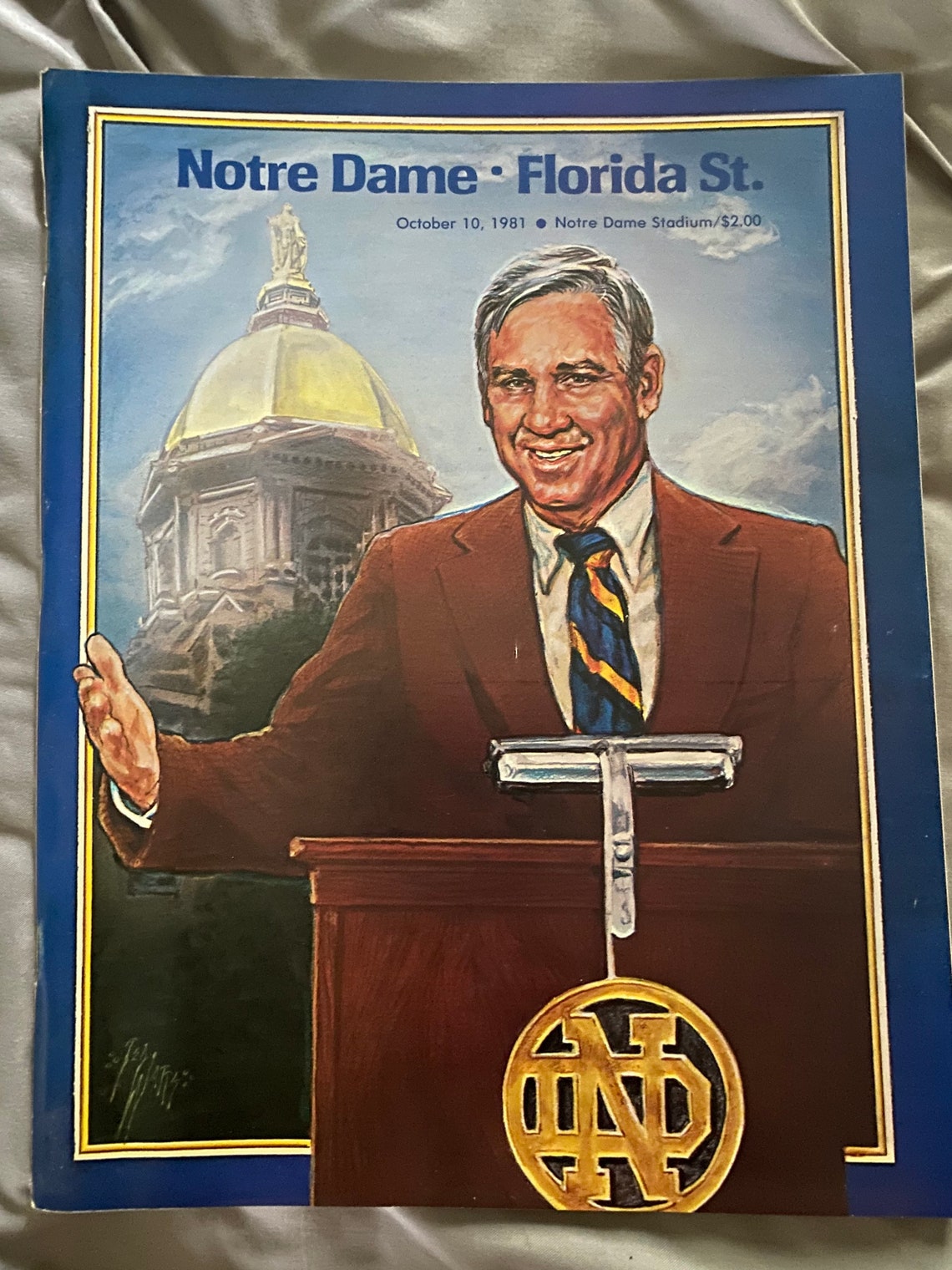 Notre Dame Football Programs - Etsy