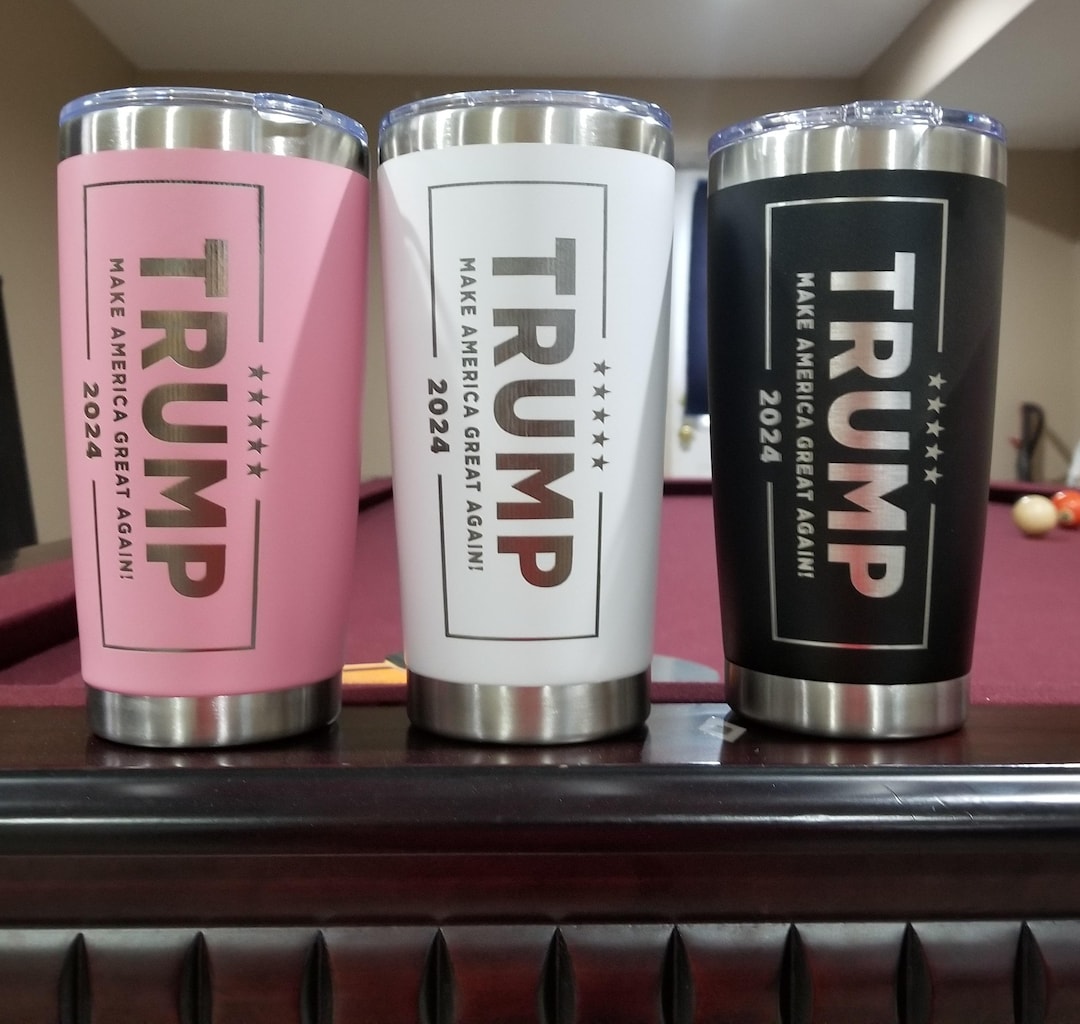Trump 2024 Laser Engraved 20oz Tumbler, MAGA, Trump for President, I'm ...