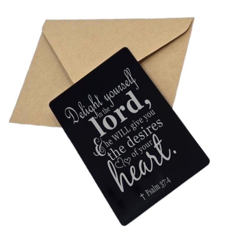 Religious Wallet Card Bible Verse Photo Card Memorial Prayer Card ...