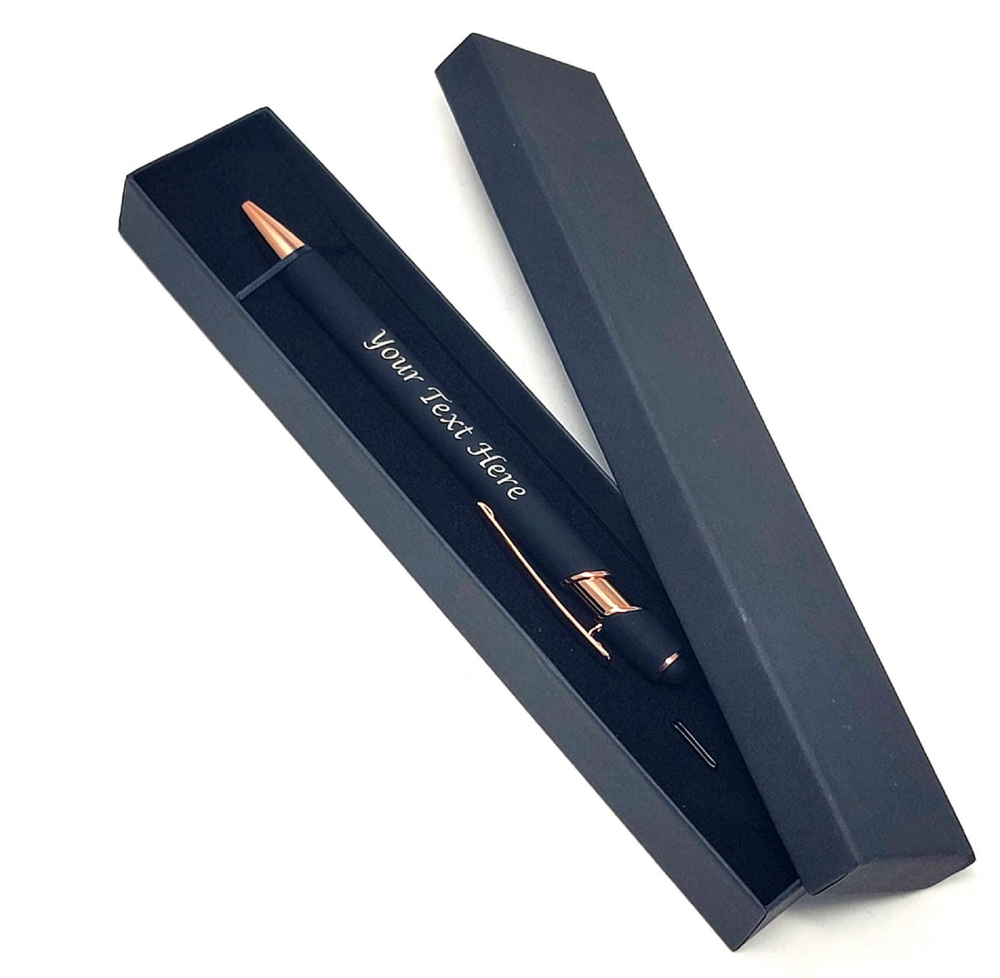 Engraved Pen Gift Personalized Names Business Logos, Rubberized ...