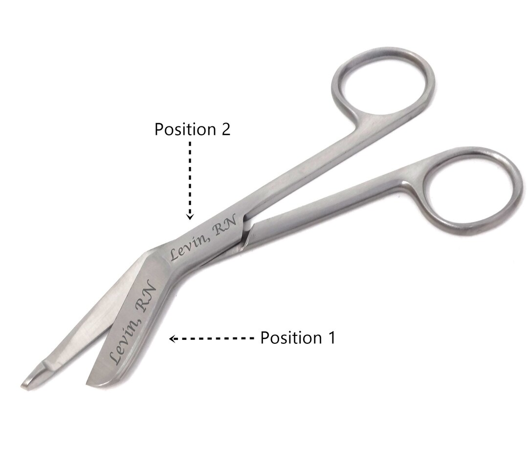 Personalize Custom Engraving 4.5" Bandage Scissors for Nurses Doctors ...