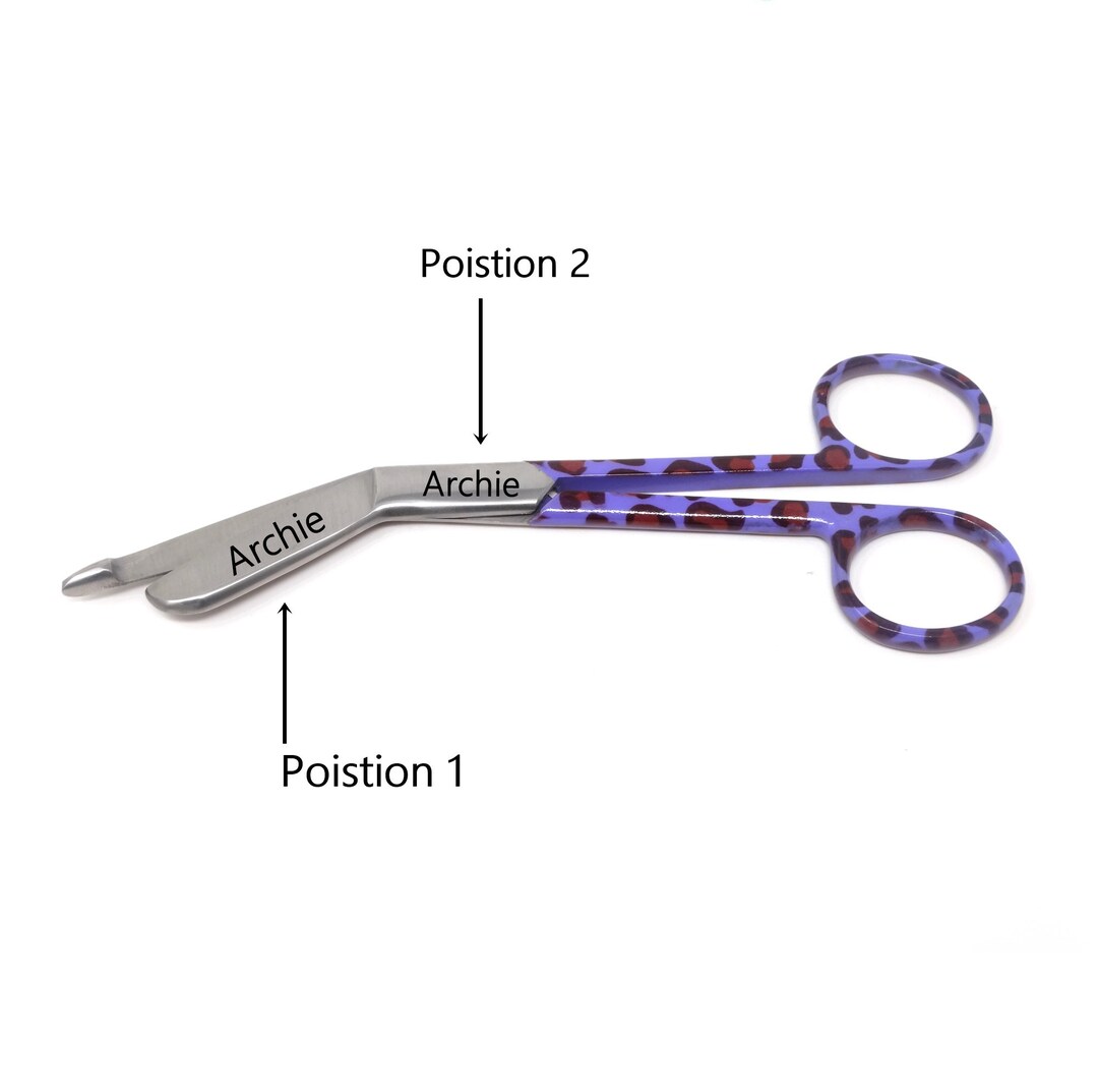 Name Engraved EMT Nurse Medic Scissors - 5.5" Bandage Scissors for Vet ...