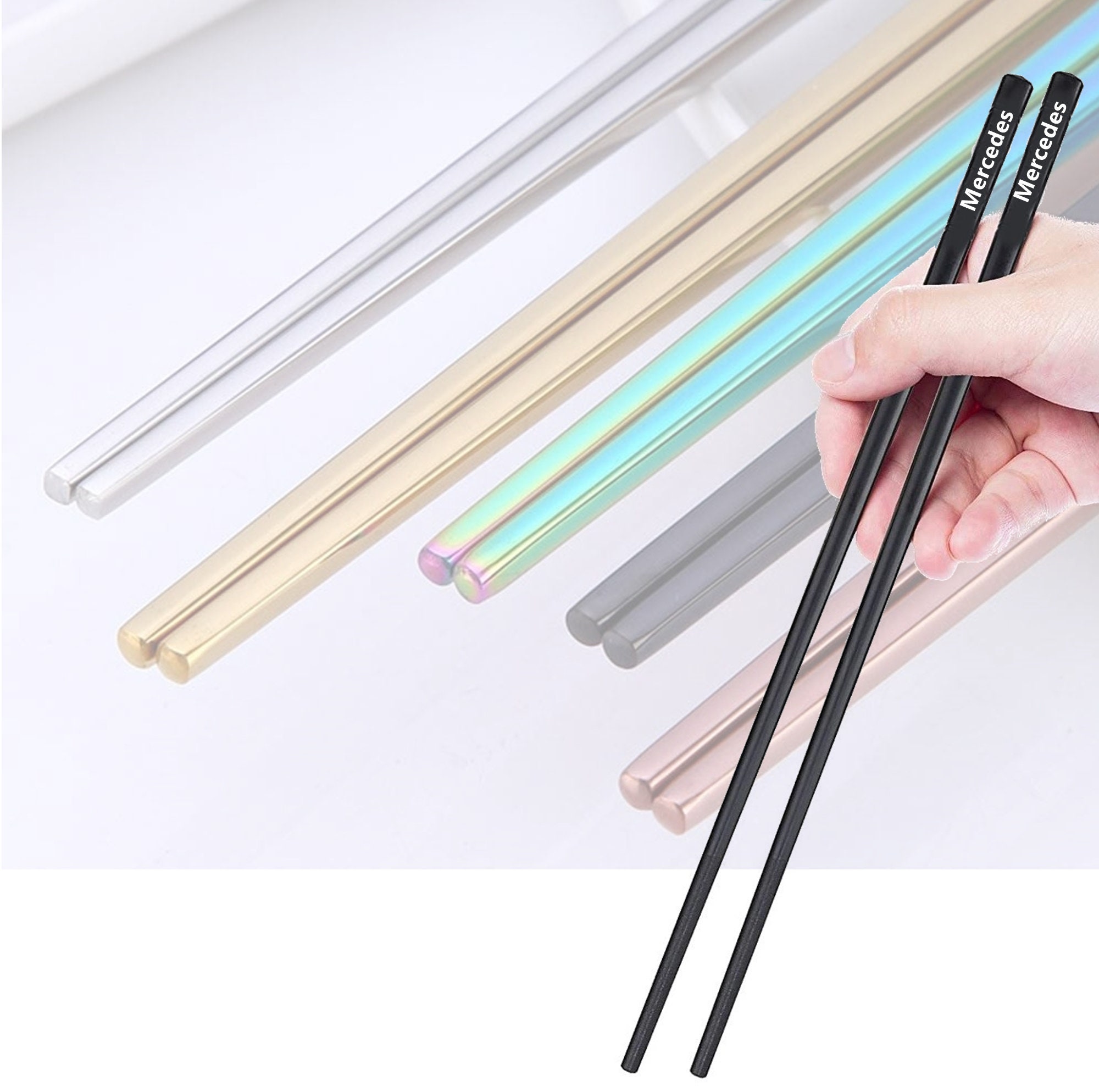 Custom Chopsticks Set Personalized Laser Engraved Gift - Etsy