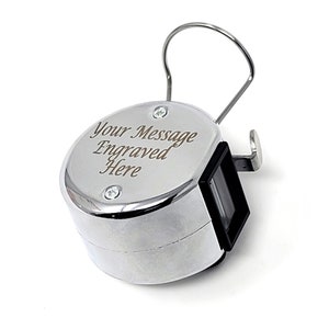 Personalized Engraved Lap Tally Pitch Counter Clicker With Finger Ring ...