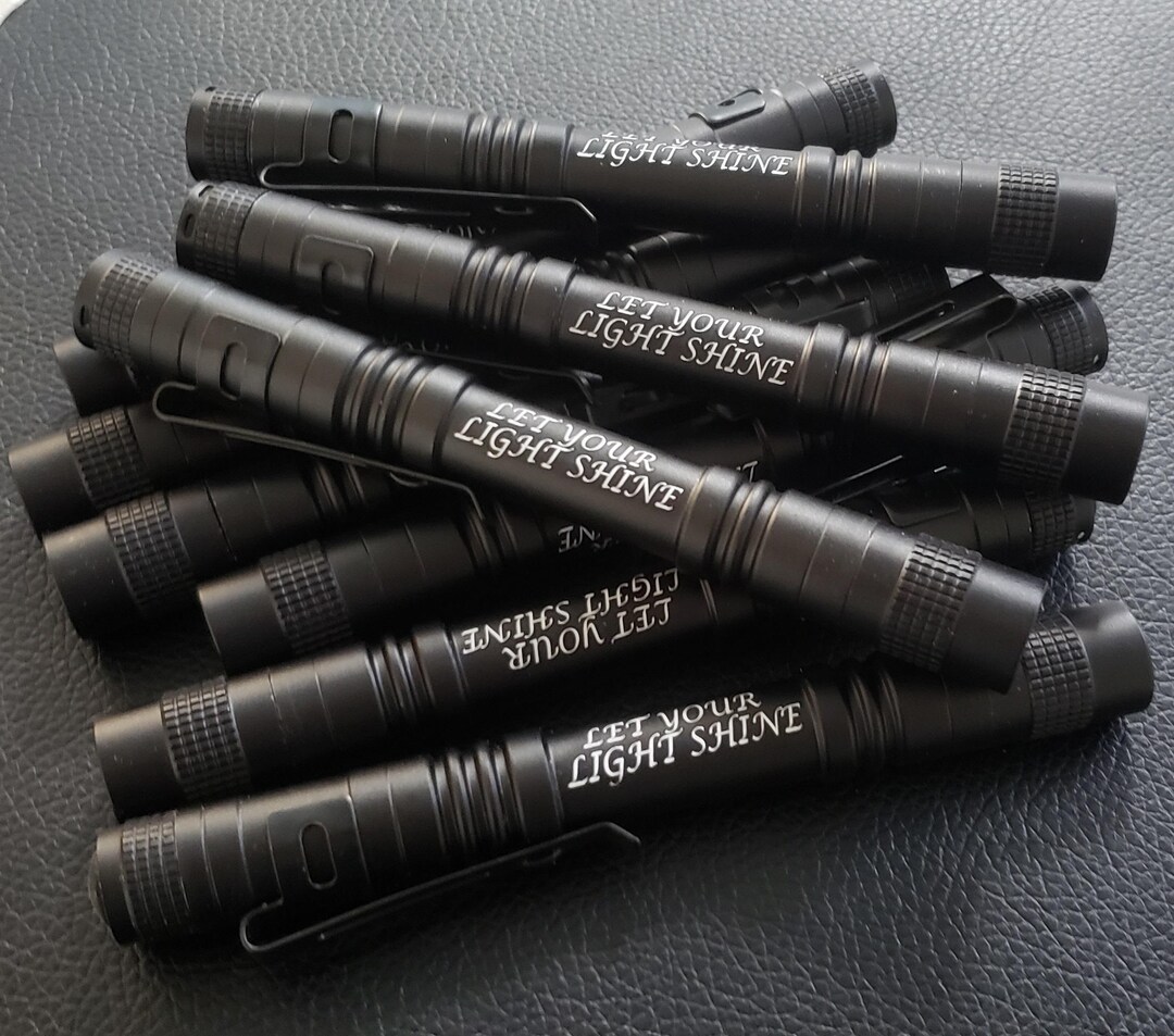 16pcs Custom Monogrammed Flashlights Personalized Bulk Supplies for ...
