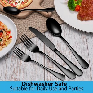 Personalized Portable Utensils Travel Camping Cutlery Set 5 PC Knife ...