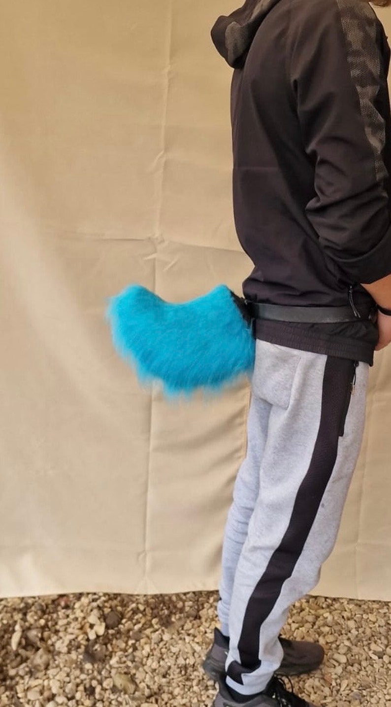 Blue Small Fursuit Tail - Etsy