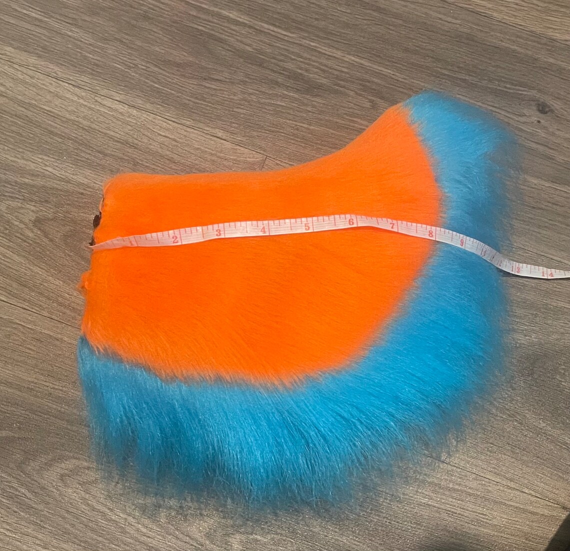 Blue and Orange Small Fursuit Tail - Etsy