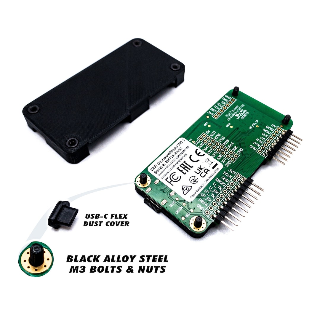 Flipper Zero Wifi Case - Standard (steel Fasteners) With Free Pin ...