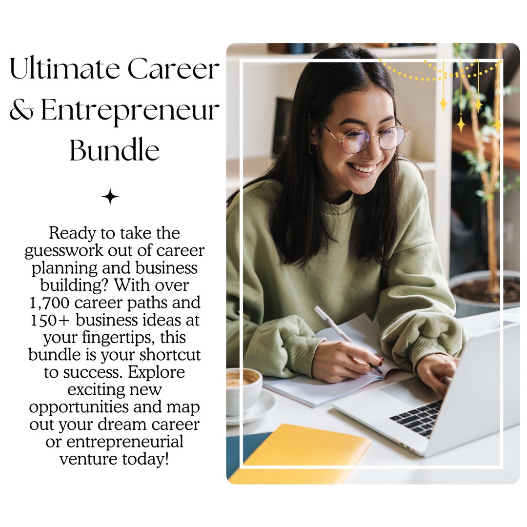 Ultimate Career & Entrepreneur Bundle | 3 Digital Tables | Career Paths ...