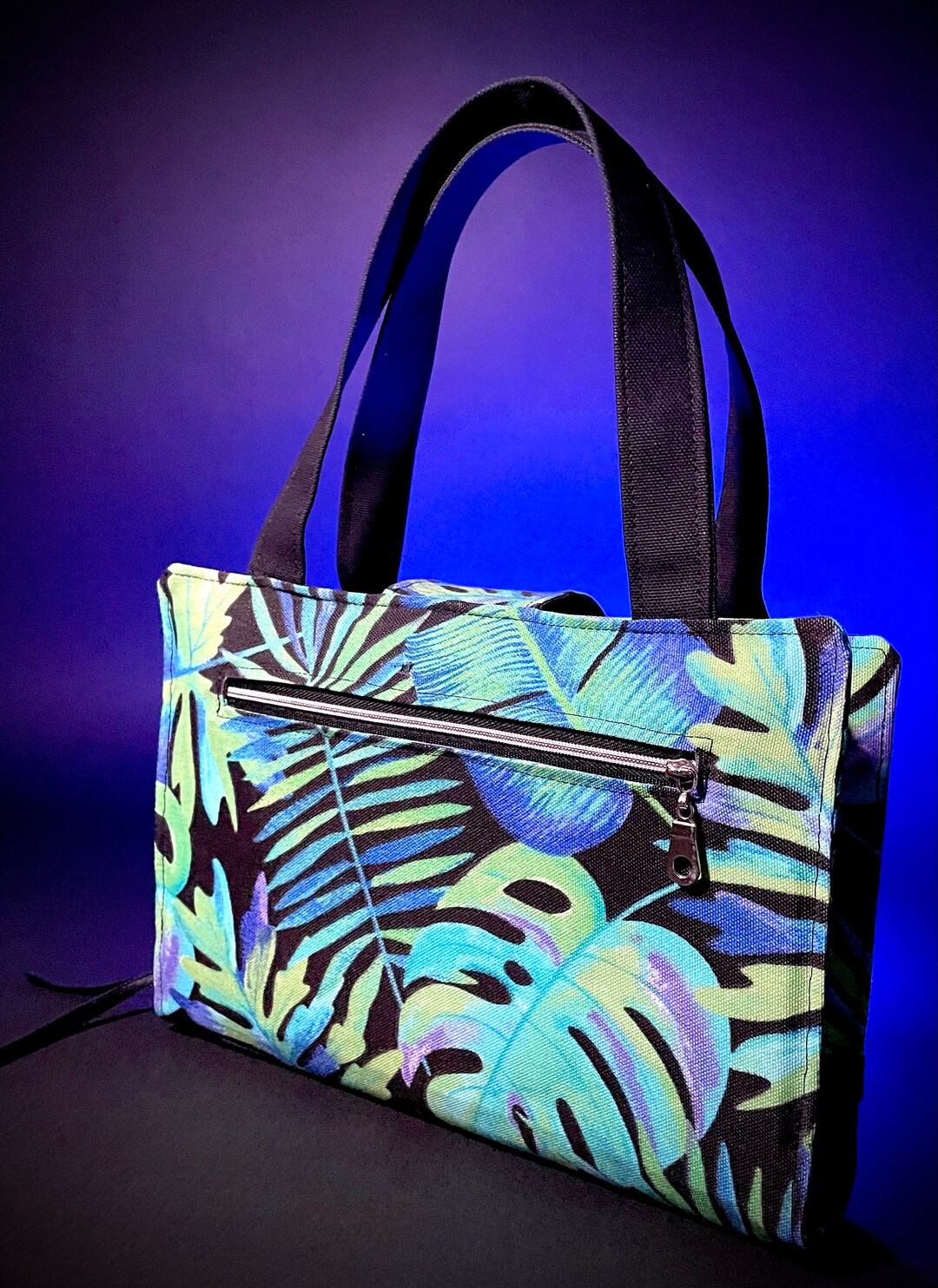 Bible Cover With Handles, Electric Jungle Bible Carrier, Book Cover ...