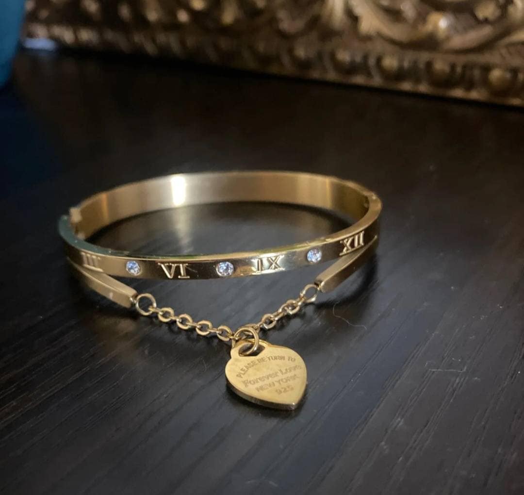 Heart Chain Pendant Love Bracelet for Women Jewelry - Etsy