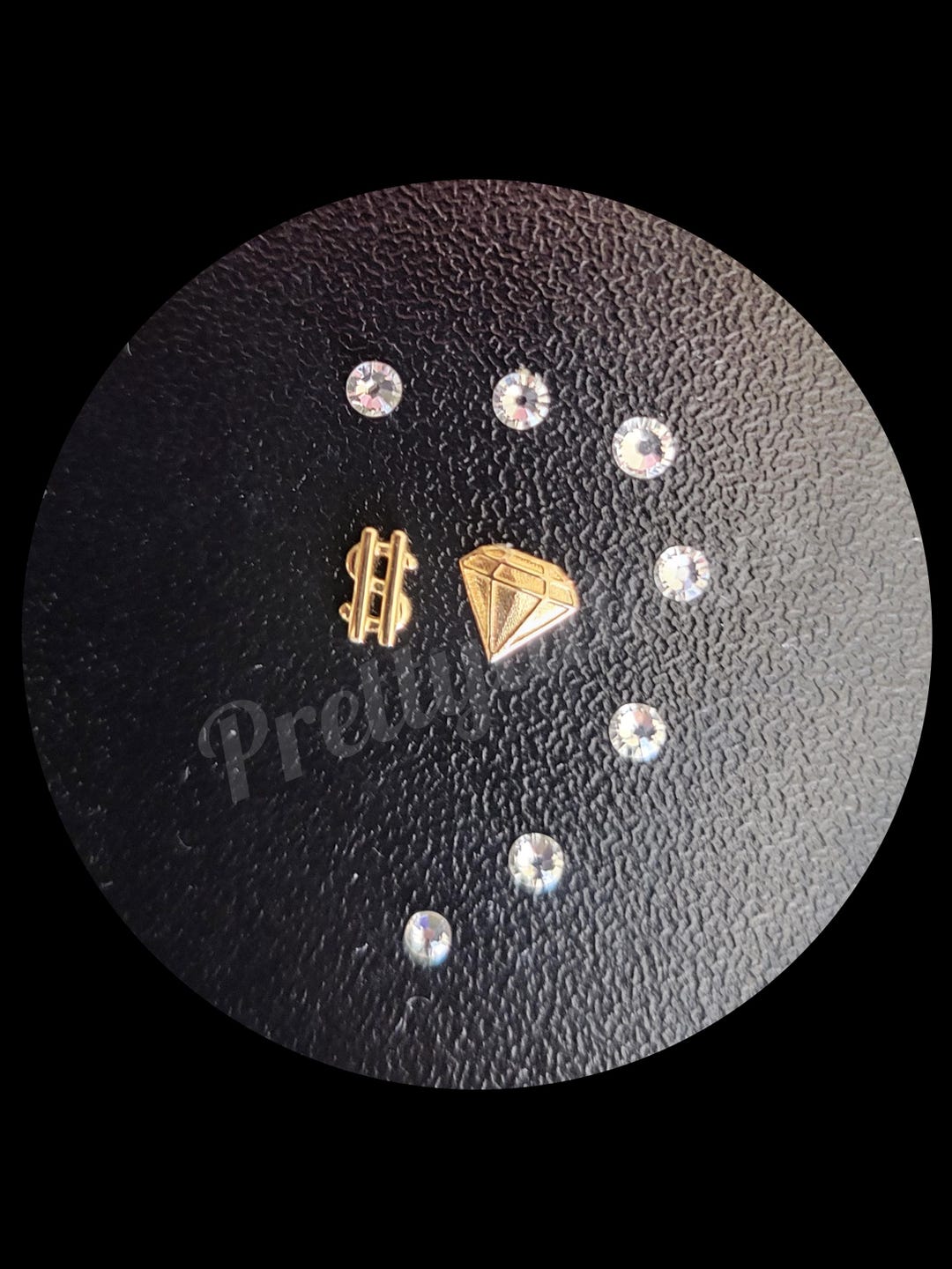 Diamond Are 4ever Set Tooth Gem Bling Bling Swarovski Crystal Gems 18kt ...
