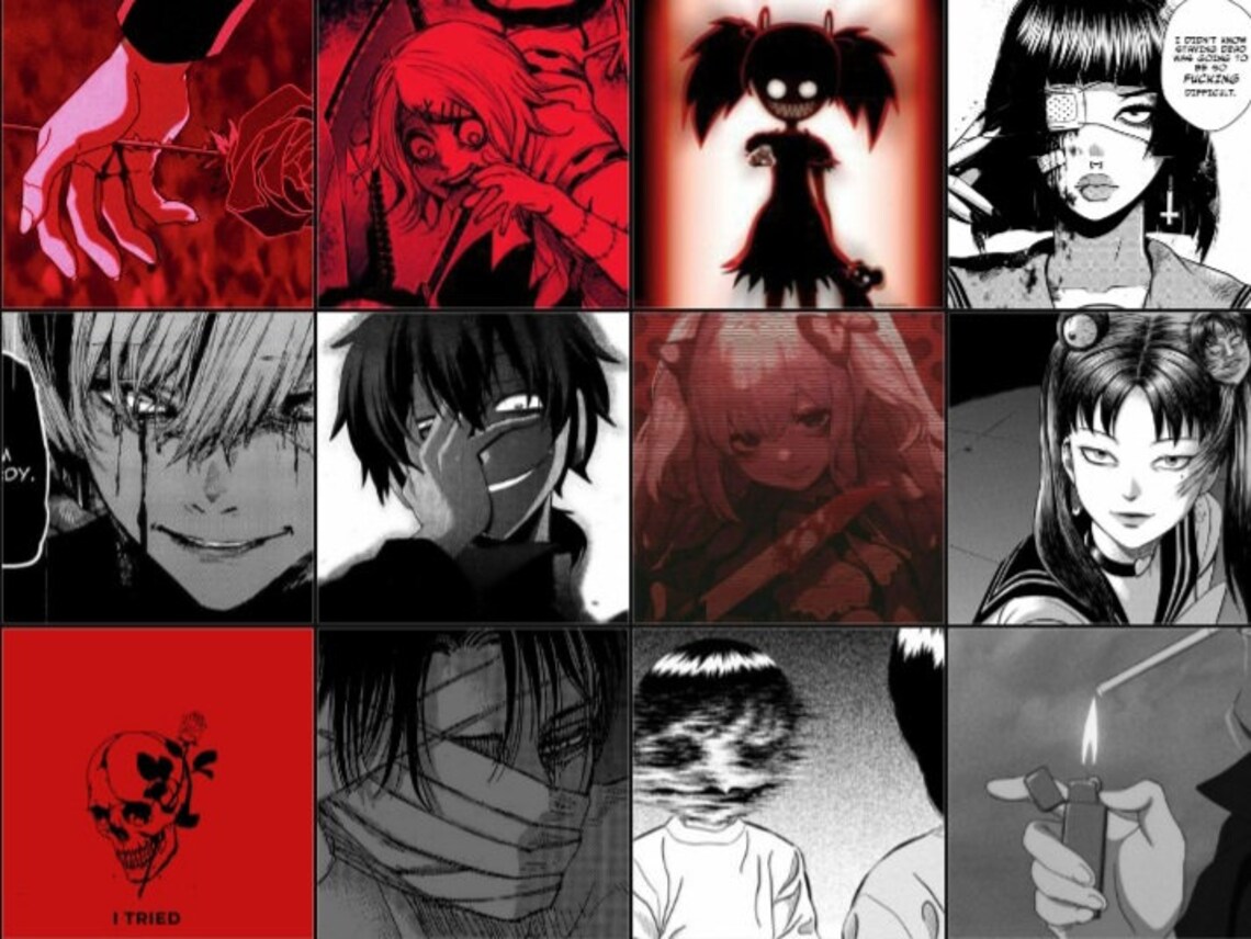 Grunge & Gorecore inspired Collage kit | Etsy