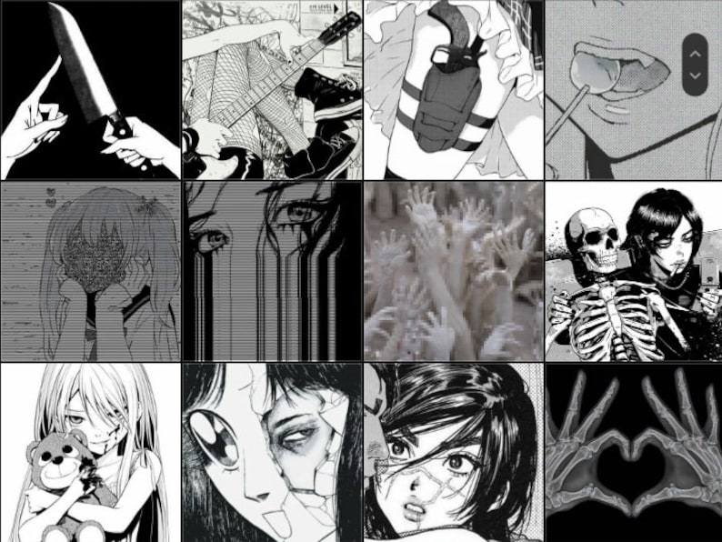 Grunge & Gorecore inspired Collage kit | Etsy