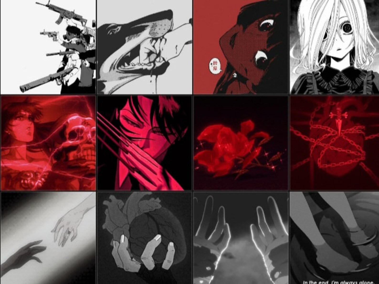 Grunge & Gorecore inspired Collage kit | Etsy