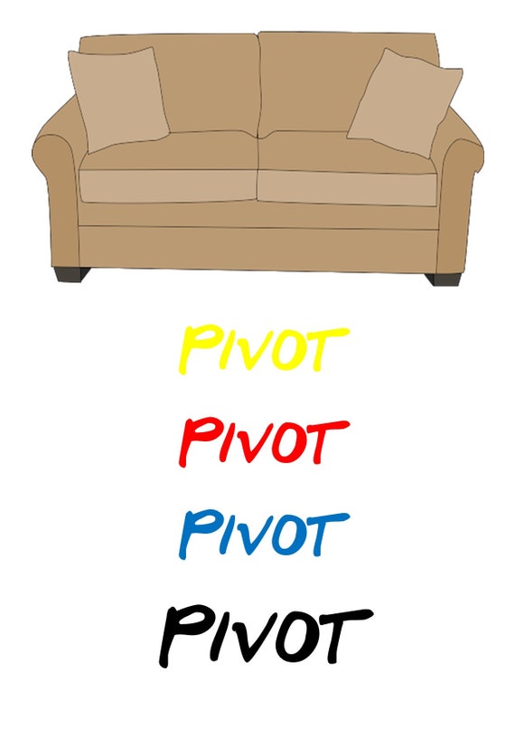 Pivot Friends Cross Stitch - Etsy