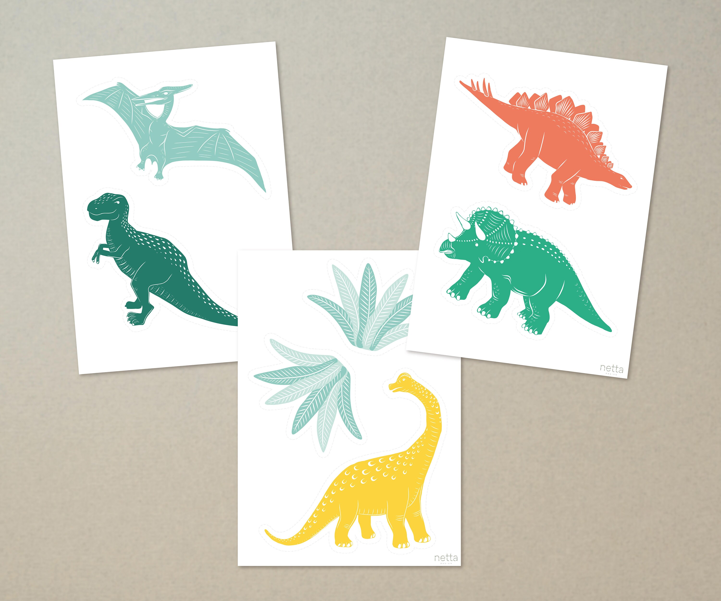 Dinosaur Alphabet Banner Set, Printable Dino Garland, Letters A to Z ...
