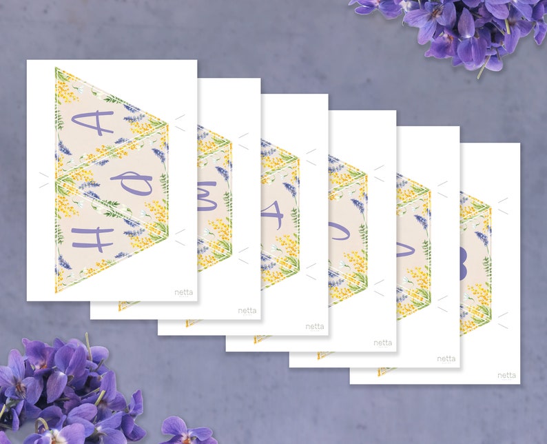 Printable Happy Mother's Day Banner, Mothers Day Banner, Floral Banner ...