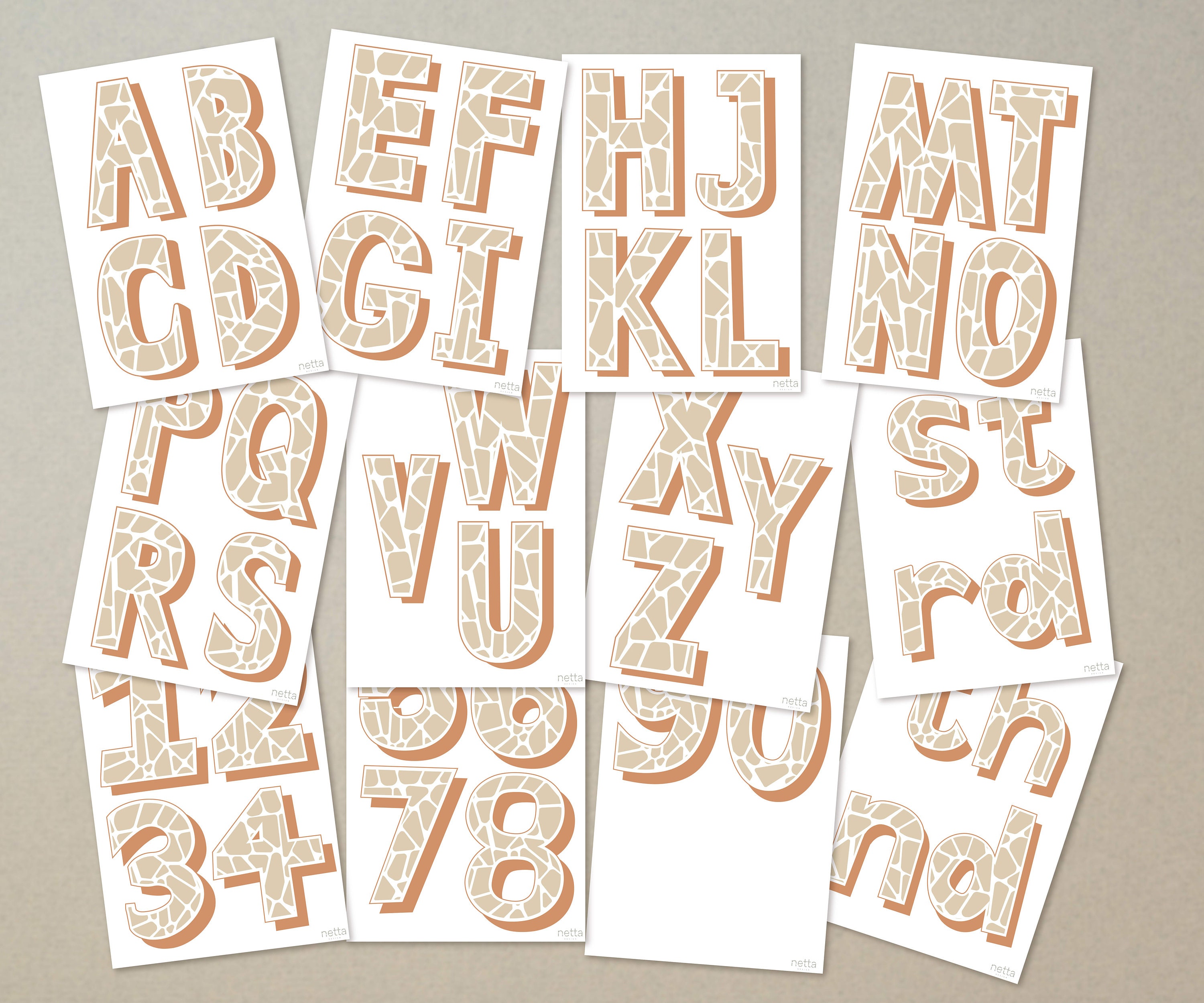 Dinosaur Alphabet Banner Set, Printable Dino Garland, Letters A to Z ...