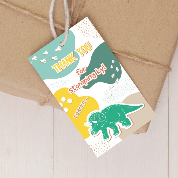 Dinosaur Thank You - Etsy