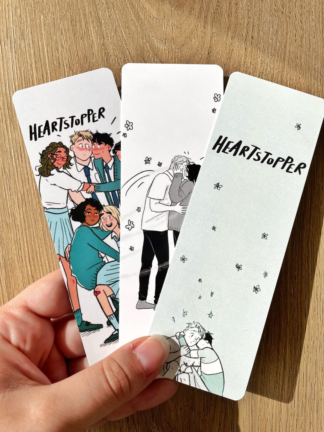 Heartstopper Bookmarks Nick and Charlie - Etsy