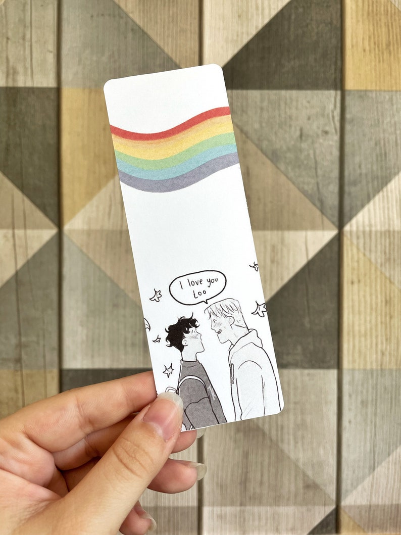 Heartstopper Bookmarks NICK AND CHARLIE Alice Oseman | Etsy