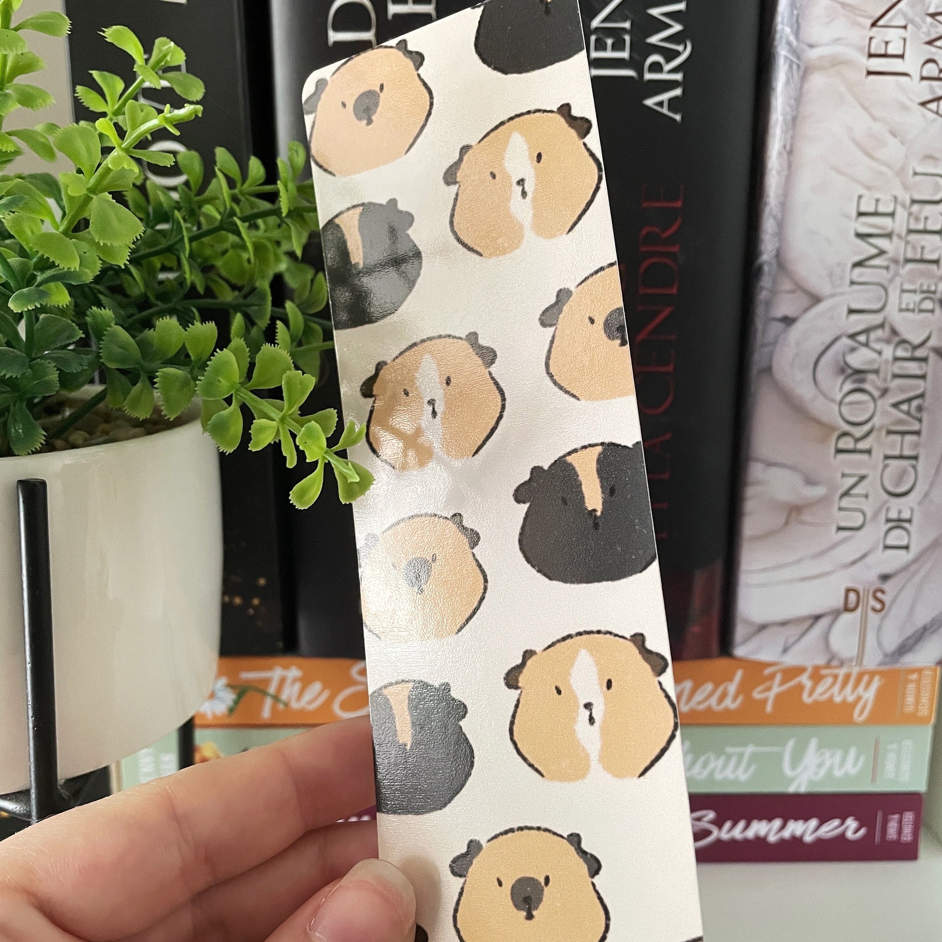 Cute Guinea Pigs Bookmark / Piggies Bookmark / Illustrated Bookmark - Etsy