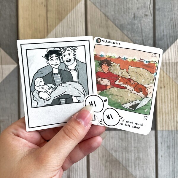 Heartstopper Nick and Charlie Stickers - Etsy