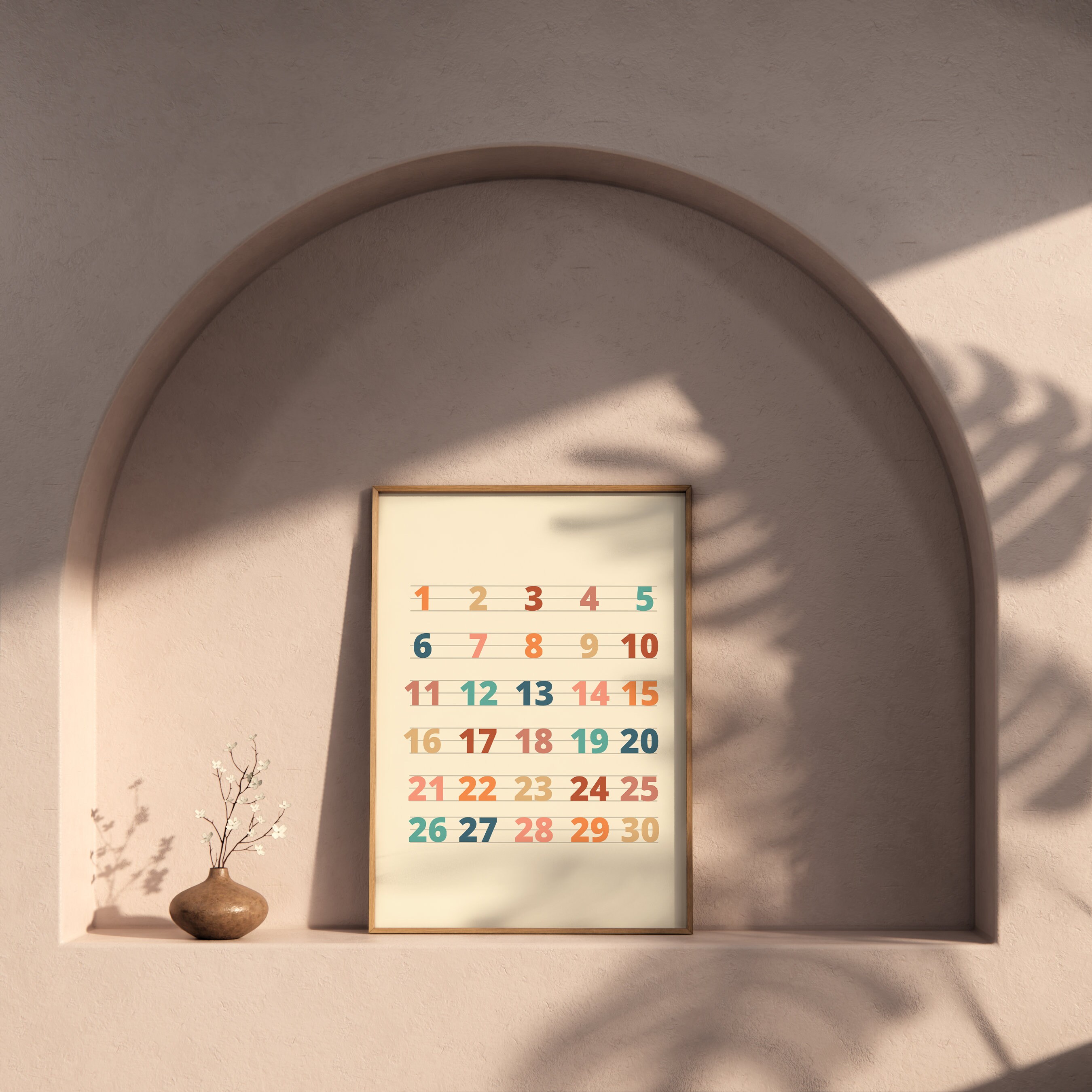 Large Numbers Poster Preschool Posters Homeschool Posters - Etsy