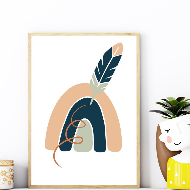 Boho Rainbow Classroom Decor Boho Rainbow Posters Boho - Etsy