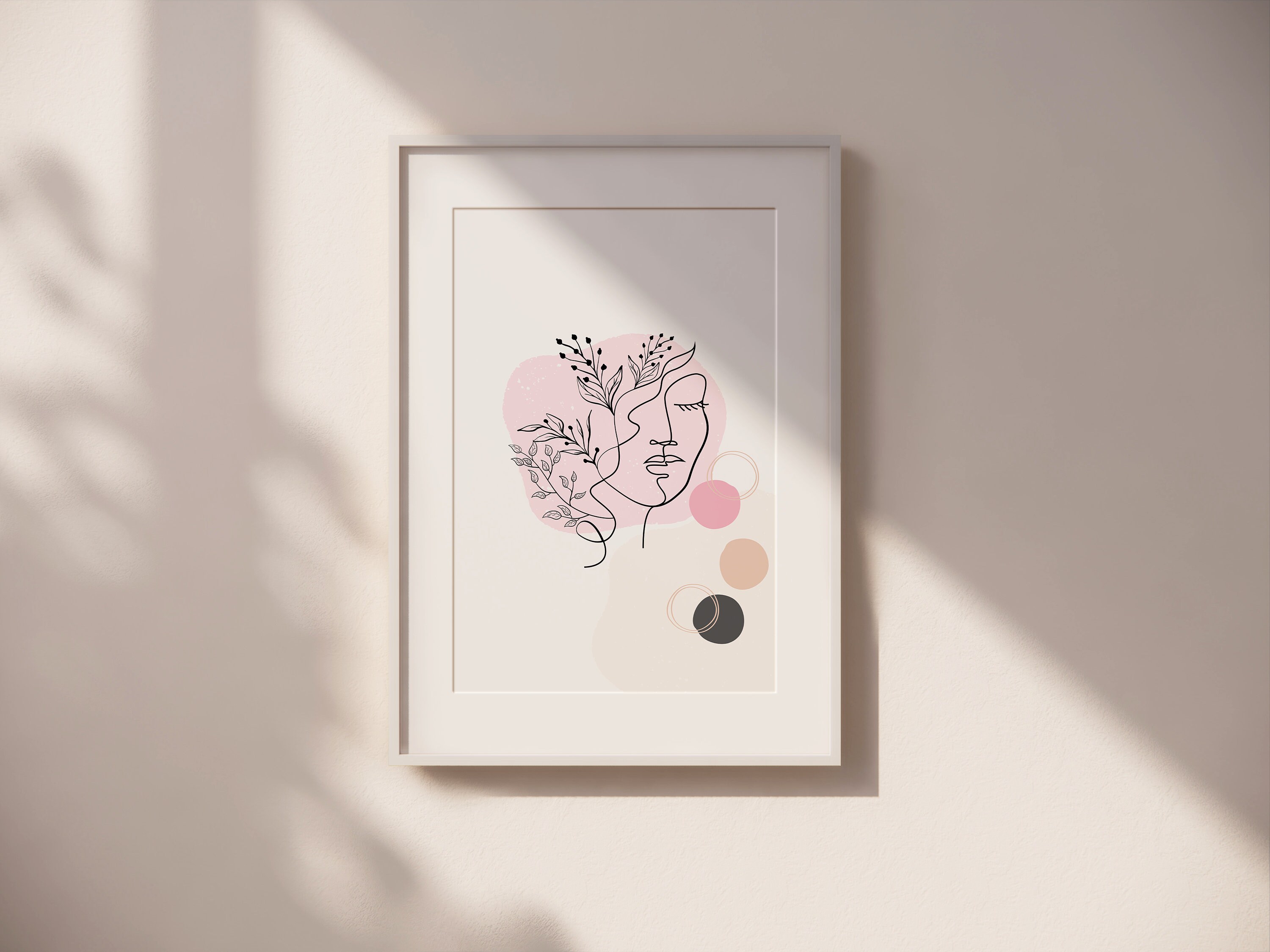 Preppy Room Decor, Continuous Line Art, Feminist Poster, Single Line ...