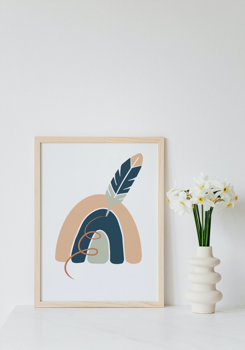 Boho Rainbow Classroom Decor Boho Rainbow Posters Boho - Etsy