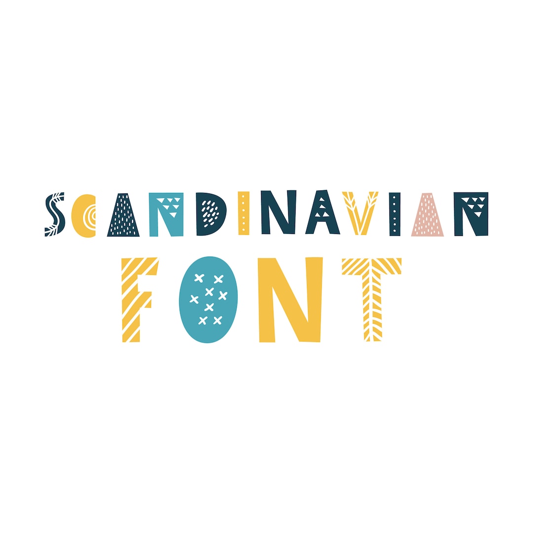Scandinavian Font Modern Font, Procreate Fonts, Modern, Fonts for Logos ...