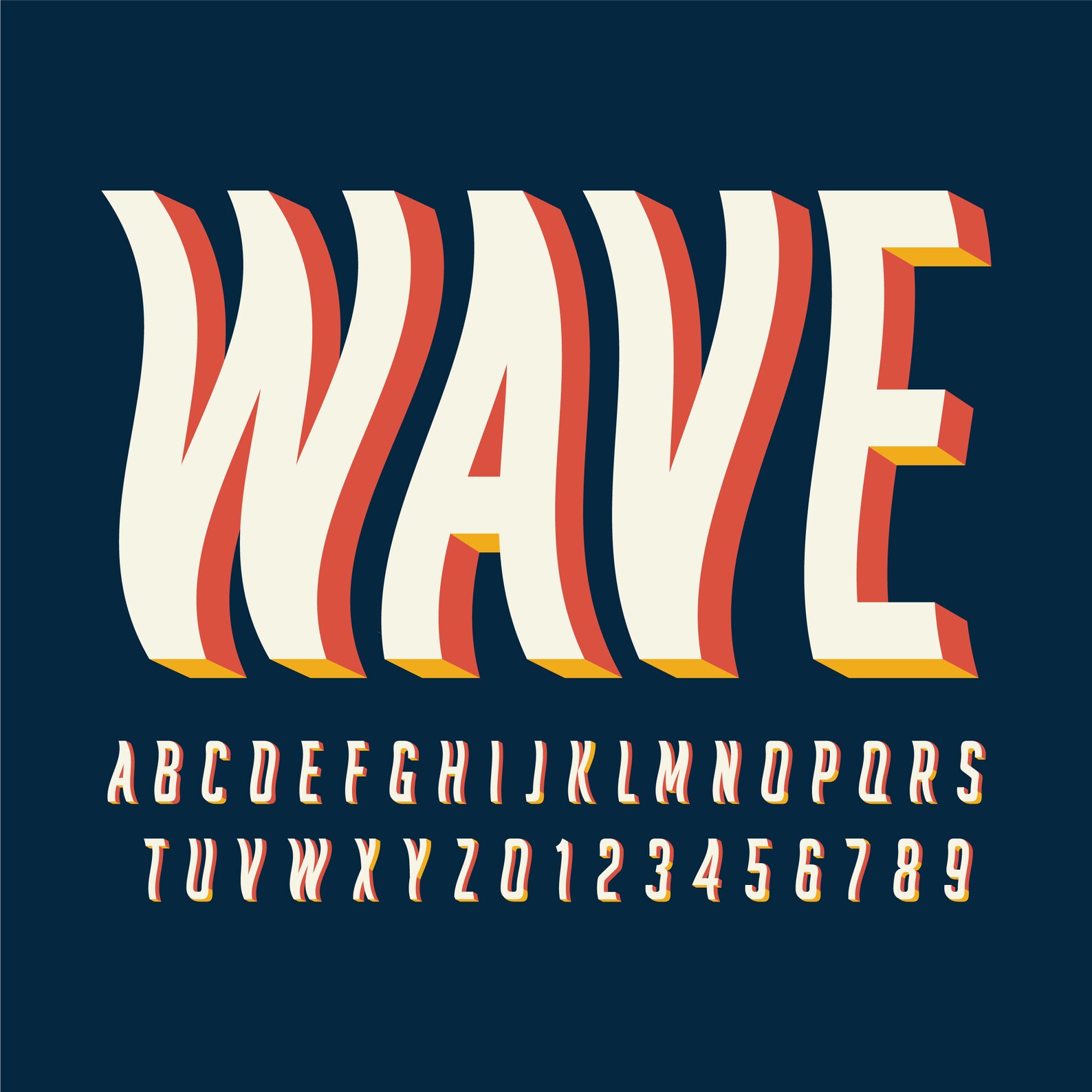 The Wave Font Modern Font, Procreate Fonts, Modern, Fonts for Logos - Etsy