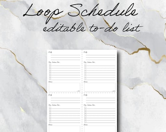 Homeschool Schedule - Etsy